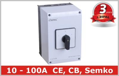 China Waterproof Multi Position Selector Switch 100 Amp Changeover Switch for sale