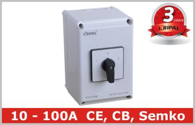 China Manual Explosion Proof 2 Pole Selector Switch with PC Enclosured for sale