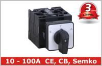 China Panel Installation Star Delta Hand Off Auto Selector Switch 25A 32A 40A for sale