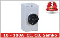 China Solar PV 1000V DC Waterproof Rotary Isolator Switch Disconnector IP66 for sale