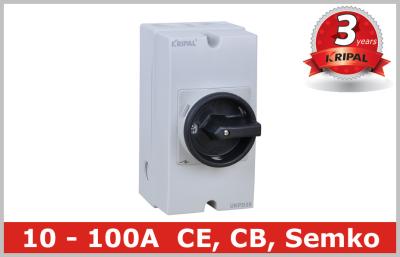 China Solar PV 1000V DC Waterproof Rotary Isolator Switch Disconnector IP66 for sale