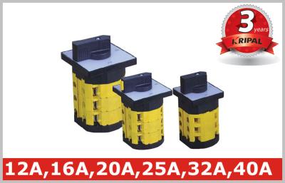 China Electrical 3 Pole Disconnect 16A 20A Rotary Isolator Cam Operated Switch for sale
