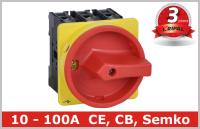 China Industrial 100A Motor Isolator Switch , DIN Rail Based Mounting for sale