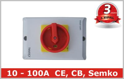 China PC Safety 3 Pole 63 Amp Rotary Isolator Switch for Power Distribution for sale