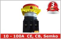 China 4 Pole Rotary Isolator Change Over Switch , Module Rear Mounting for sale