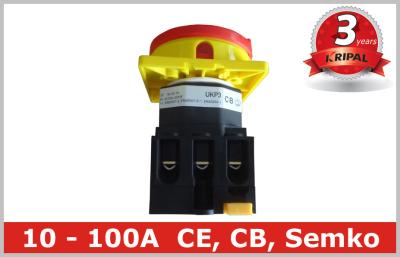 China 4 Pole Rotary Isolator Change Over Switch , Module Rear Mounting for sale