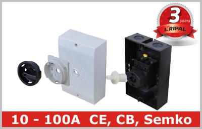 China European Outdoor Rotary Disconnect Switch , Lockable 3 Position Rotary Switch for sale