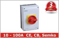 China PC Boxed 63 Amp Rotary Isolator Switch Emergency Power Off Switch for sale