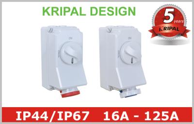 China IP67 Industrial Mechanical Interlocked Switch Sockets CEE Power Outlet for sale