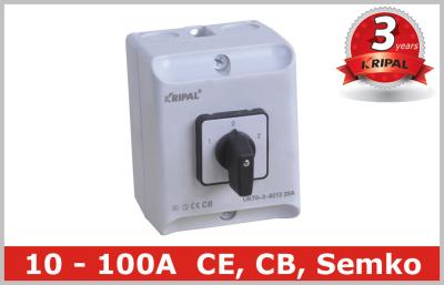 China Industrial 3 Pole Selector Switch Box Automatic Changeover Switch for sale