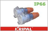 China Weatherproof 500V IP66 Industrial Coupler Connector AS/NZS for sale