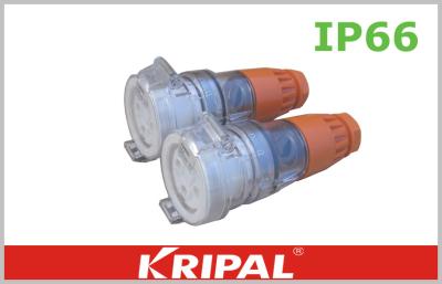 China Weatherproof 500V IP66 Industrial Coupler Connector AS/NZS for sale