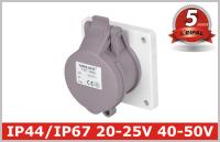 China IP44 2P,3P 16A,32A Indoor  Industrial Power Socket / Single Phase Outlets /Low-voltage panel mounted socket for sale