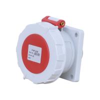 China Nylon 380V Three Phase 16A 5P Panel Mounted Socket IEC Standard for sale