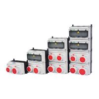 China 16A 32A 440V IP66 Power Overhaul Box Can Be Spliced Socket Box for sale
