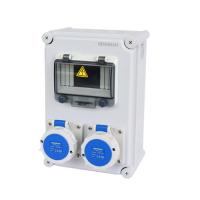 China IP44 PC Waterproof Inspection Power Supply Box Wall Mounted Outdoor for sale