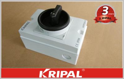 China Miniature Solar PV 25A Power Isolation On Off Rotary Disconnect Switch IP66 for sale