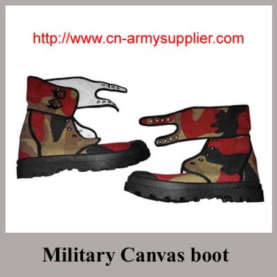 China Wholesale Cheap China Army Color Military Training Cotton Canvas Boots for sale