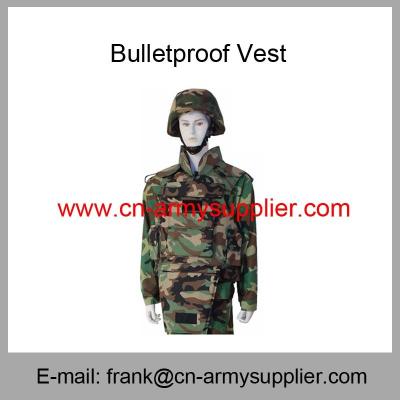 China Wholesale Cheap China Woodland Camouflage NIJ IV Bulletproof Vest Jacket for sale