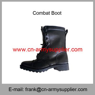 China Wholesale Cheap China Army Full Leather Direct Moulded Sole Military Combat Boot for sale