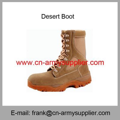 China Wholesale Cheap China Military Suede Army Tan Desert Boot With Fabric for sale