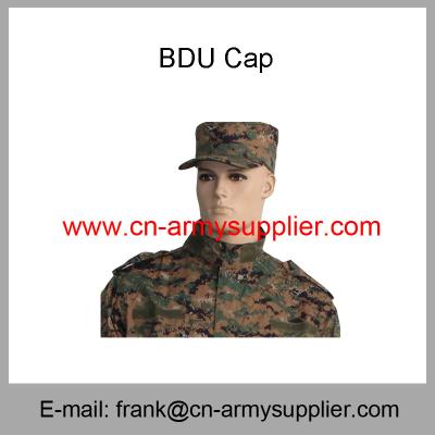 China Wholesale Cheap China Army Jungle Camouflage Military BDU Cap for sale