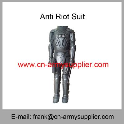 China Wholesale Cheap China Military Black Fire-resistant Anti Riot Police Suits for sale