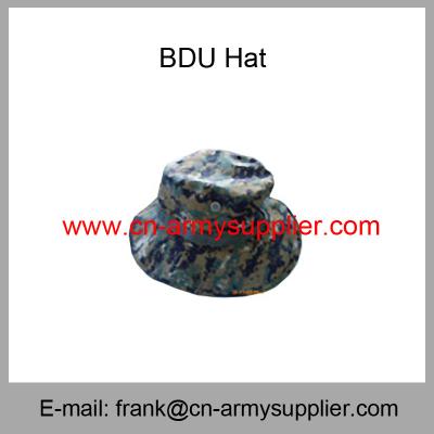 China Wholesale Cheap China Military Camouflage Army Soldier Police BDU Hat for sale