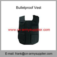 China Wholesale Cheap China Military Black NIJ IV Aramid Army Police Ballistic Vest for sale