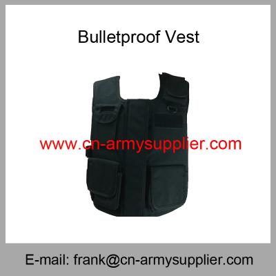 China Wholesale Cheap China Military Black NIJ IV Aramid Army Police Ballistic Vest for sale
