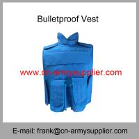 China Wholesale Cheap China Army UN Blue NIJ IIIA Military Police Bulletproof Jacket for sale