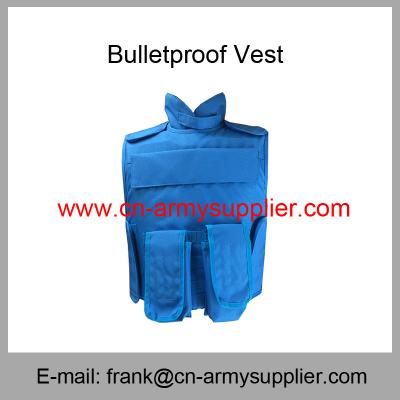 China Wholesale Cheap China Army UN Blue NIJ IIIA Military Police Bulletproof Jacket for sale