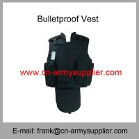 China Wholesale Cheap China Army Full Protection Black Military Police Ballistic Vest for sale