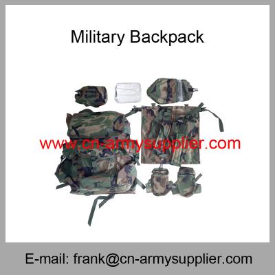 China Wholesale Cheap China Army Woodland Camouflage Military Police Alicebag Backpack for sale