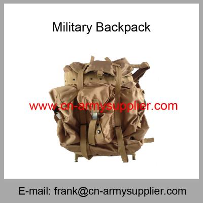 China Wholesale Cheap China  Army Desert Brown Tan Military Police Alice Bag Backpack for sale