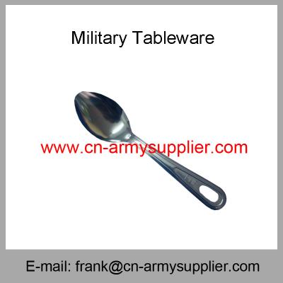 China Wholesale Cheap China Military Philippines Army Police Food Knife Spoon Fork for sale