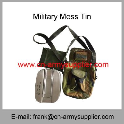 China Wholesale Cheap China Military Aluminum Stainless Steel Army Police Mess Kit for sale