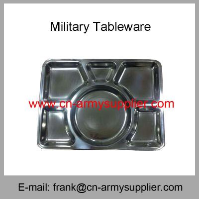 China Wholesale Cheap China Military Aluminum Stainless Steel Army Police Tableware for sale