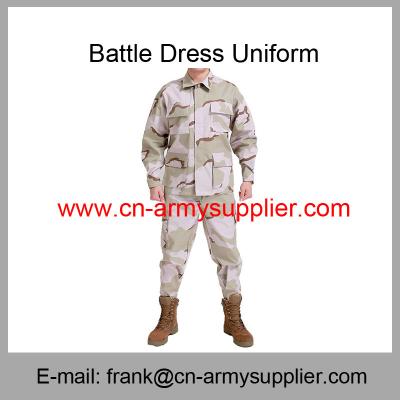China Wholesale Cheap China Army Desert Camouflage Police Military Battle BDU Uniform for sale