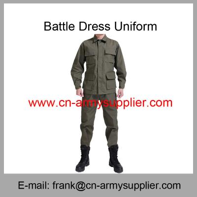 China Wholesale Cheap China Army Green Twill Military Police Battle Dress Uniform BDU for sale