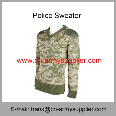 China Wholesale Cheap China Military Wool Police Army Digital Camouflage Pullover for sale