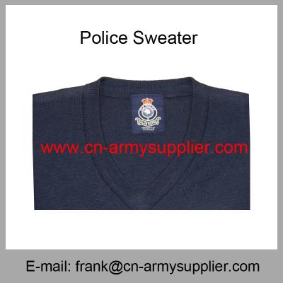 China Wholesale Cheap China Military Wool Acrylic Polyester Police Army Navy Sweater for sale