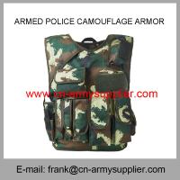 China Wholesale Cheap China Military Armed Police Camouflage Armor Bulletproof Vest for sale