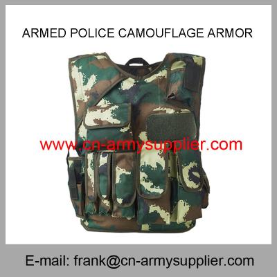 China Wholesale Cheap China Military Armed Police Camouflage Armor Bulletproof Vest for sale