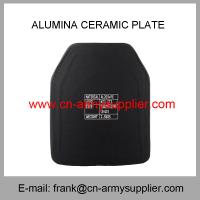 China Wholesale Cheap China Army Black Color Alumina Ceramic Police Bulletproof Plate for sale