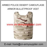 China Wholesale Cheap China Armed Police Desert Camouflage Armor Bulletproof Vest for sale