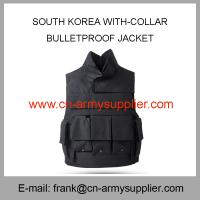 China Wholesale Cheap China Blue Color Nijiiia Collar Protect Police Bulletproof Vest for sale