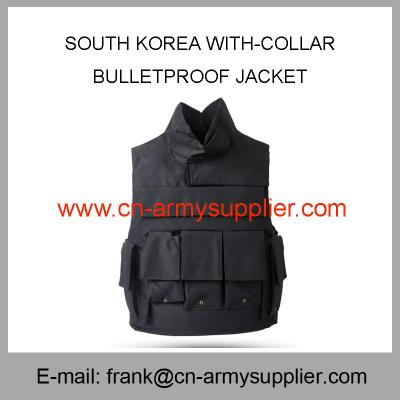 China Wholesale Cheap China Blue Color Nijiiia Collar Protect Police Bulletproof Vest for sale
