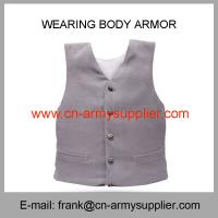 China Wholesale Cheap China Military Desert Nijiiia Aramid Police Ballistic Body Armor for sale