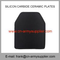 China Wholesale Cheap China Army Black Nijiv Ballistic Silicon Carbide Ceramic Plate for sale